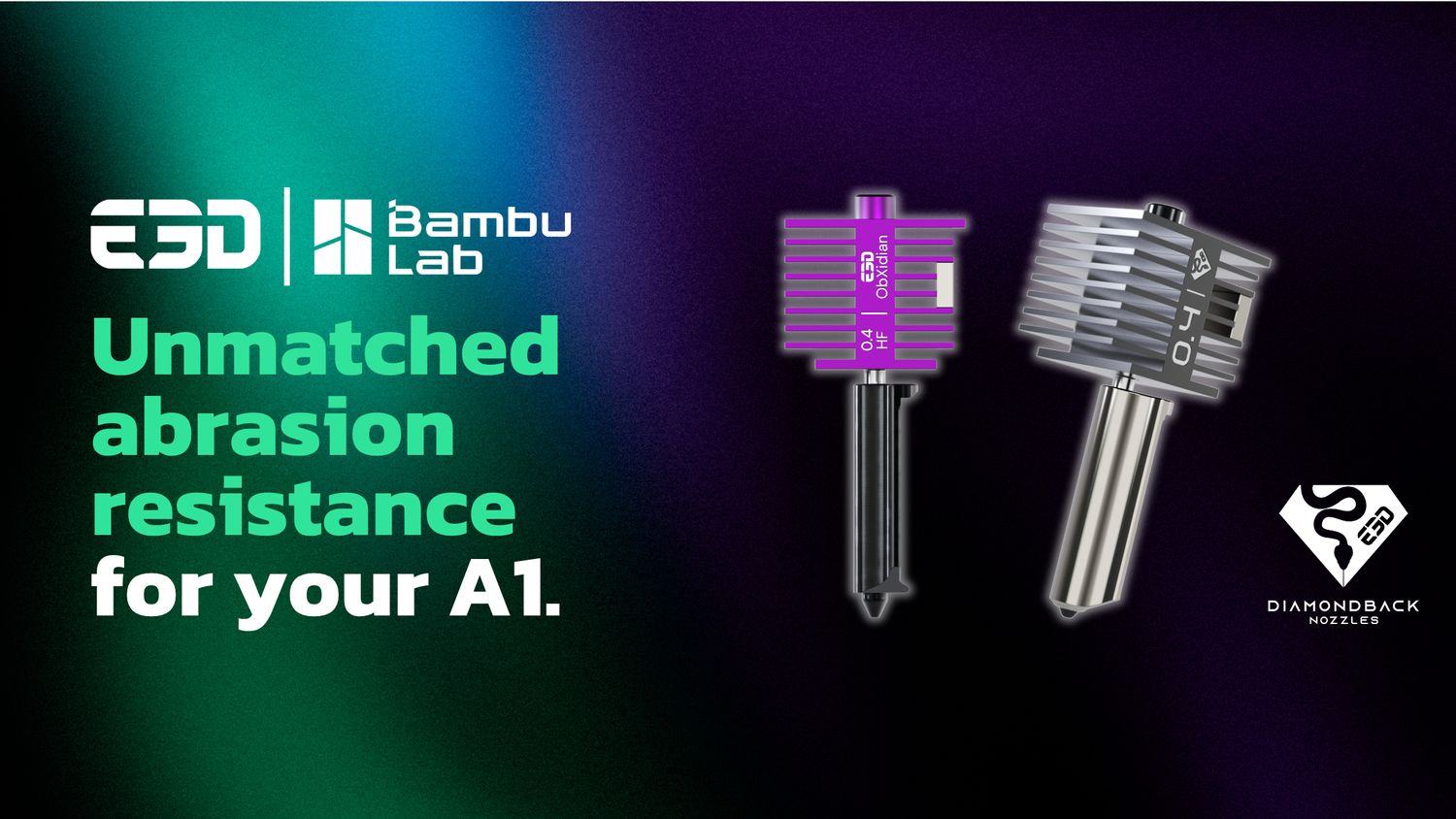 Unlock faster, stronger prints on your Bambu Lab A1 + A1 Mini – E3D